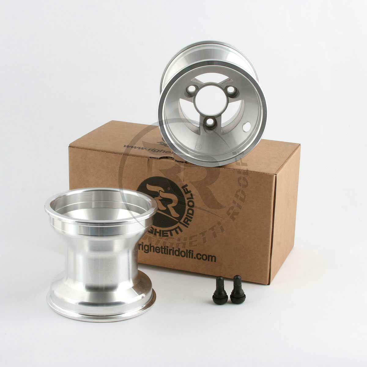 Set of 5" Aluminum Wheels with 130 D. 40 Spokes – Overdrive Motorsports