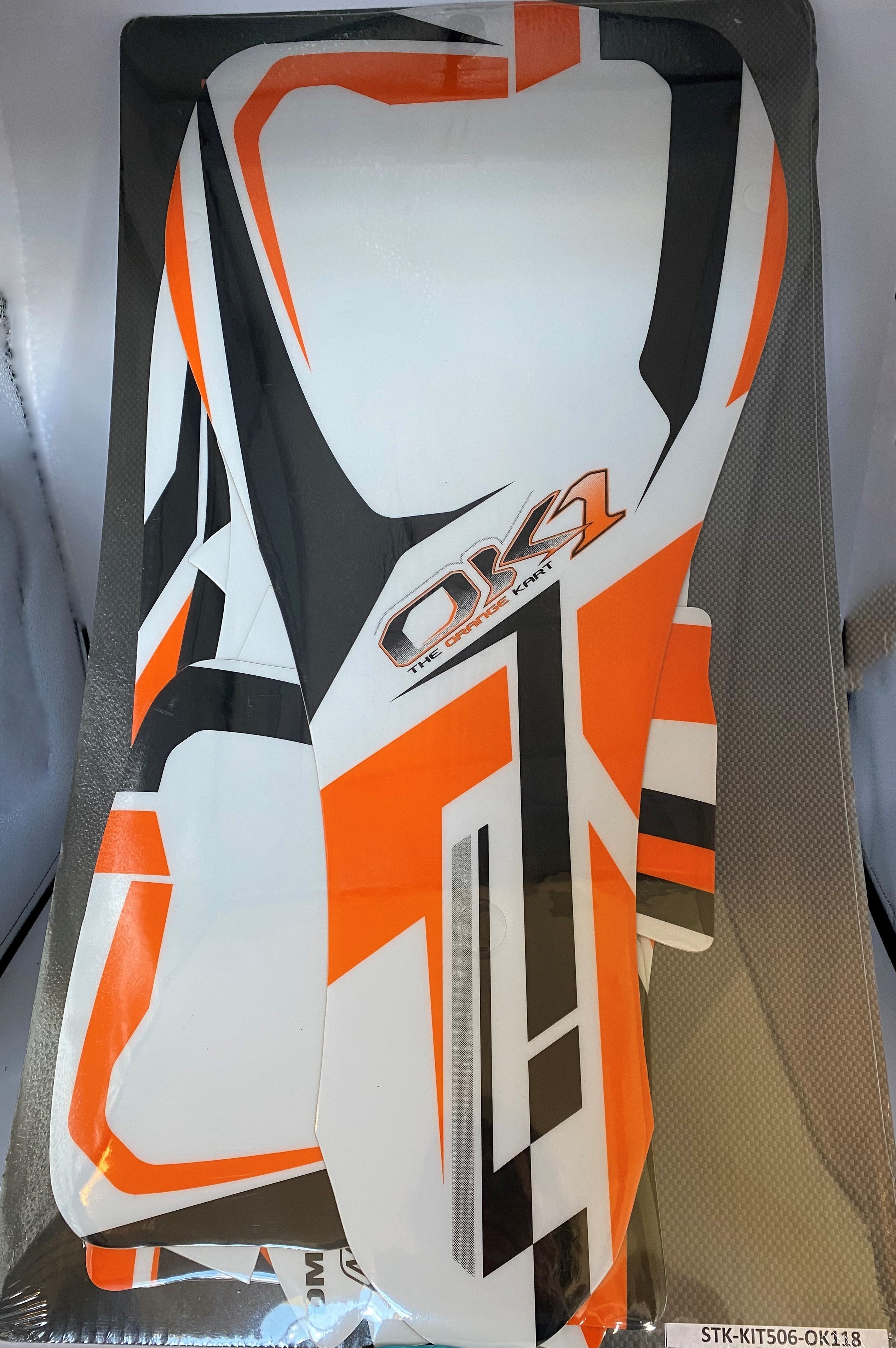 Orange Kart Sticker Kit – Overdrive Motorsports